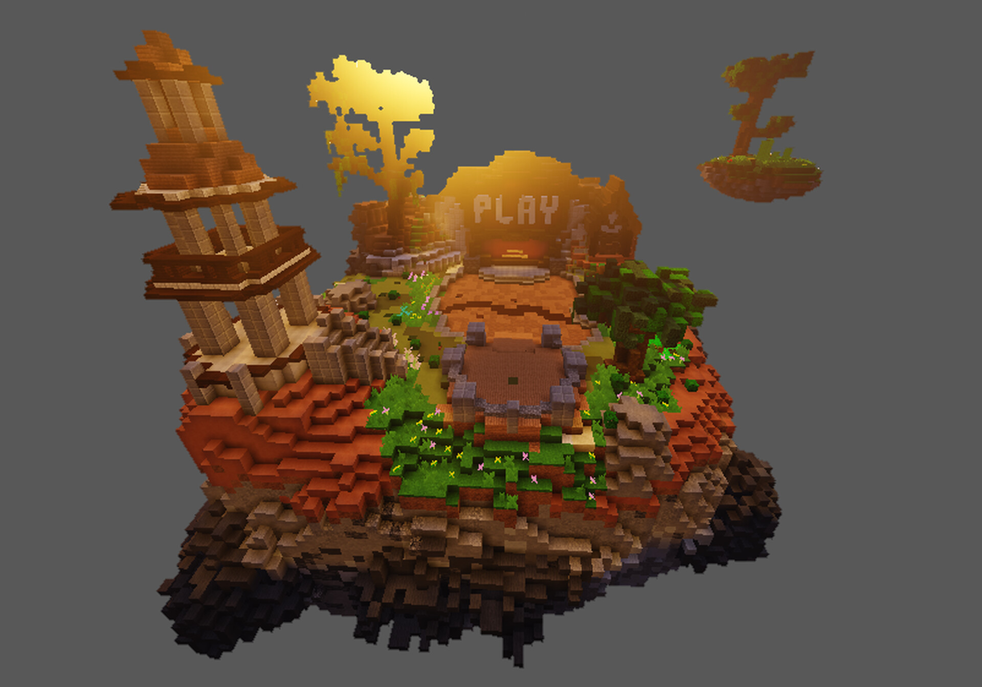 Skywars Spawn Minecraft Map