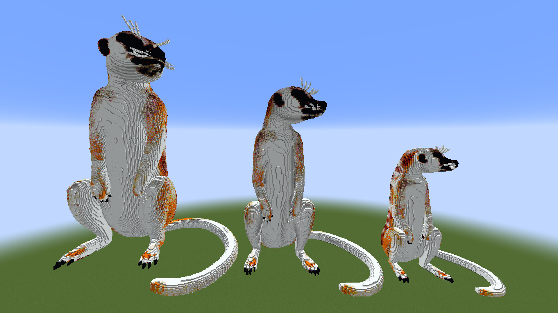 Meerkat Statue (In three sizes) Minecraft Map