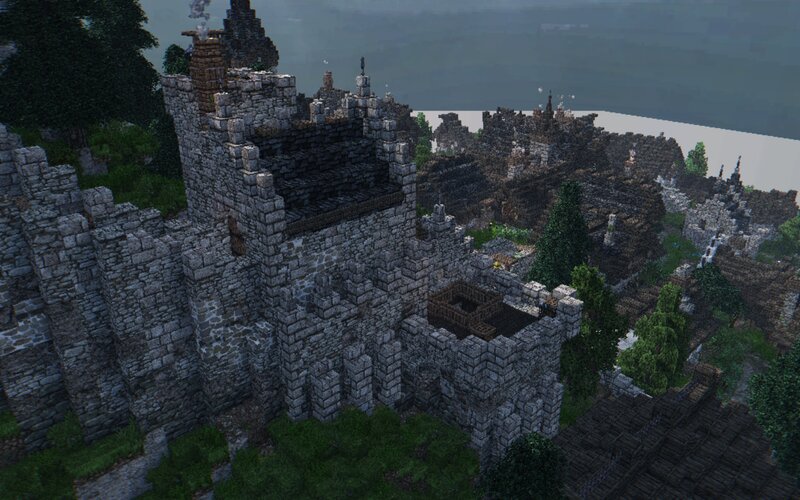 [1.14.3] Raven's Cliffs Medieval Town - Guard House and Stables # ...