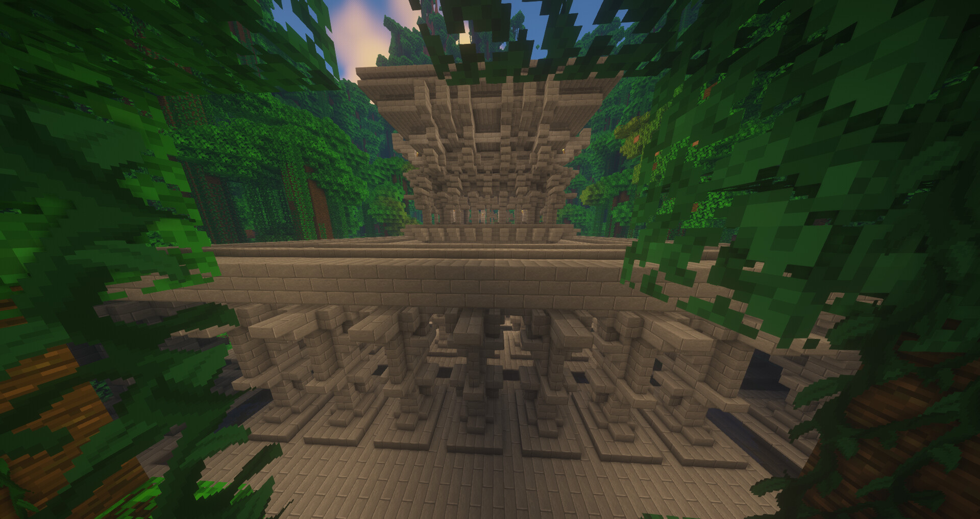 Lost Temple in Jungle... Minecraft Map