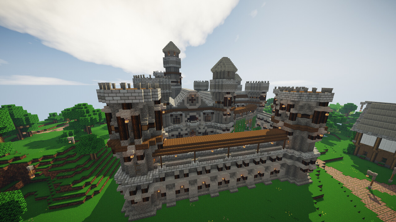The big castle Minecraft Map