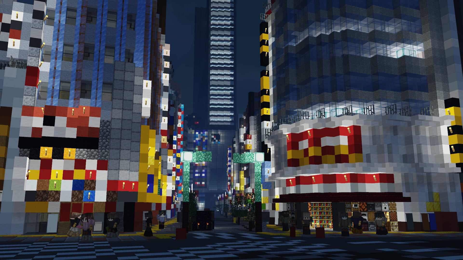 【Bedrock,統合版】Tokyo kabukicho 東京歌舞伎町 Japanese Nightlife district 【1.14 ...