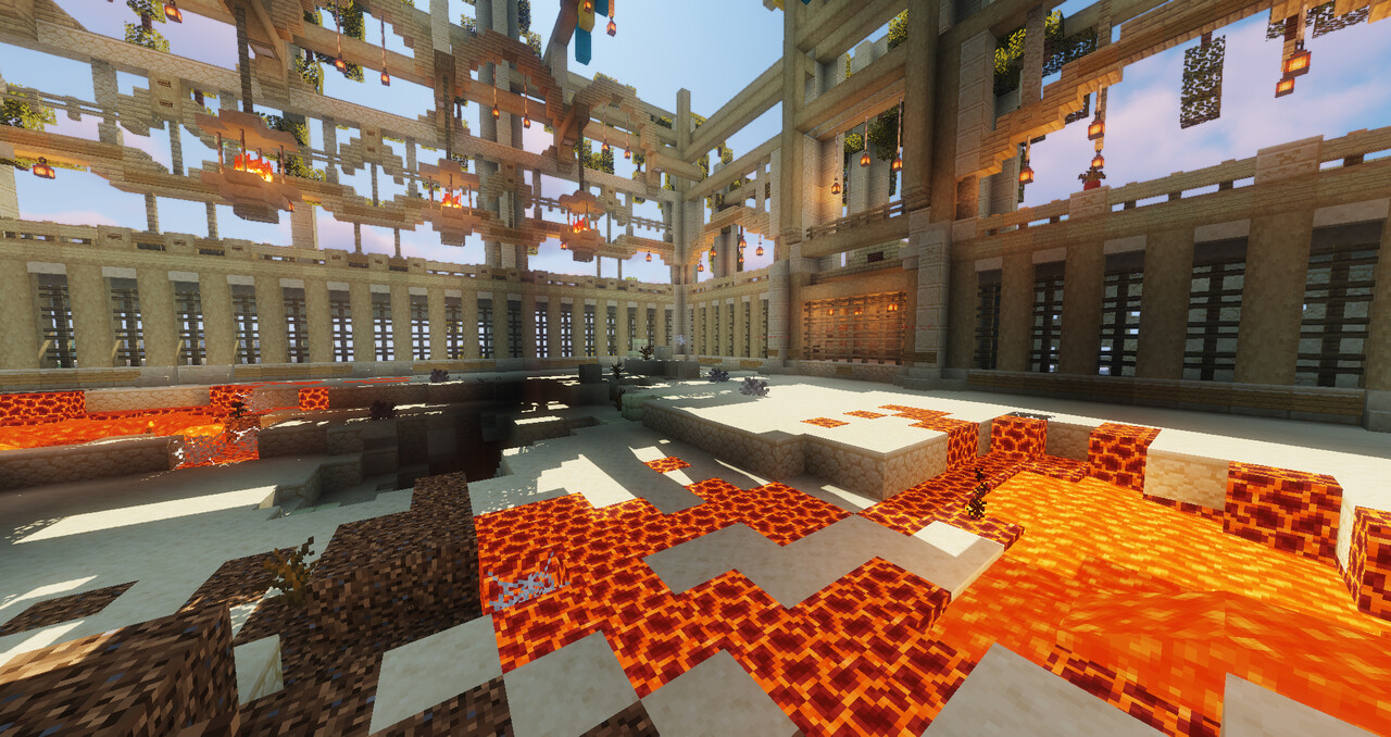 Desert PVP arena Minecraft Map