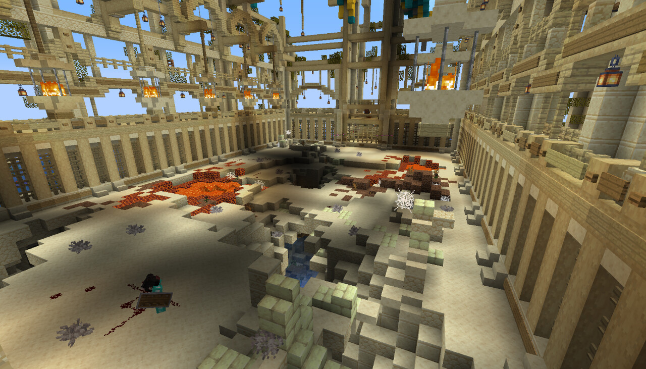 Desert PVP arena Minecraft Map