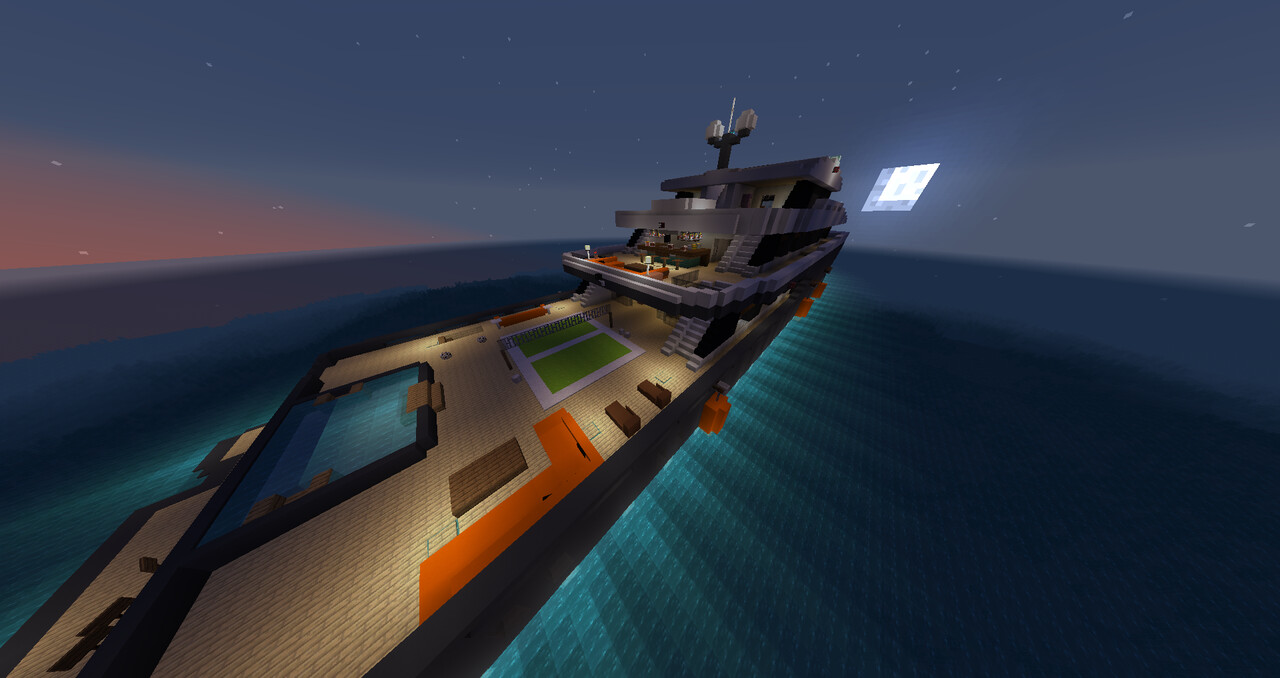 Yacht based on Icon 1.16.3 Minecraft Map