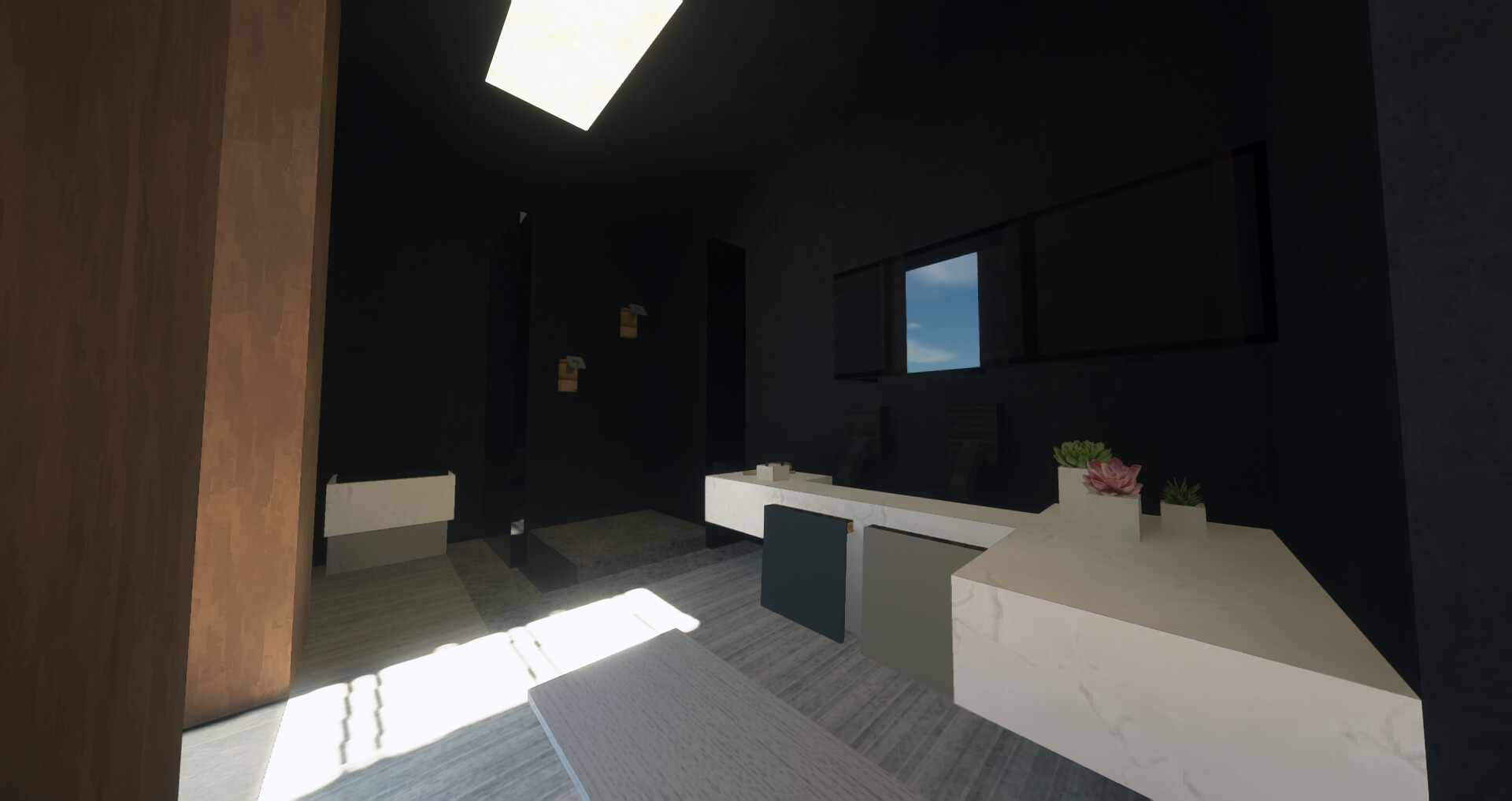 Modern Cliffside Villa 4 | interiors + download Minecraft Map