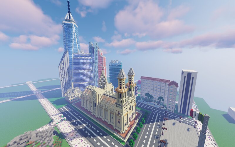 city of skyscrapers Minecraft Map