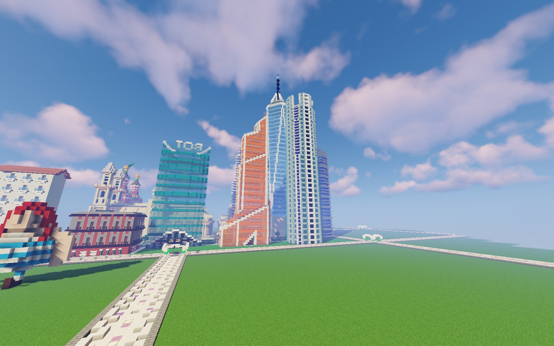 city of skyscrapers Minecraft Map