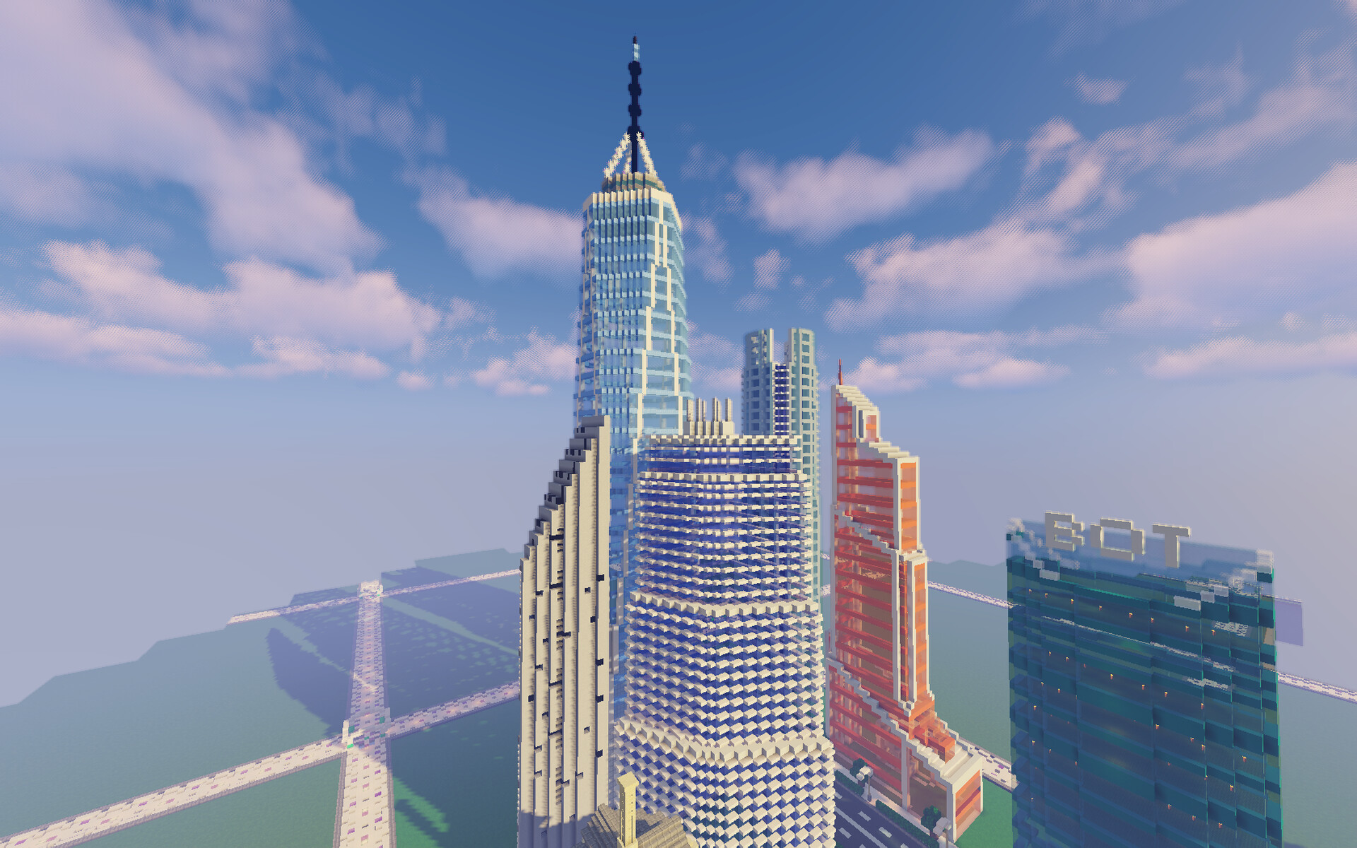 city of skyscrapers Minecraft Map