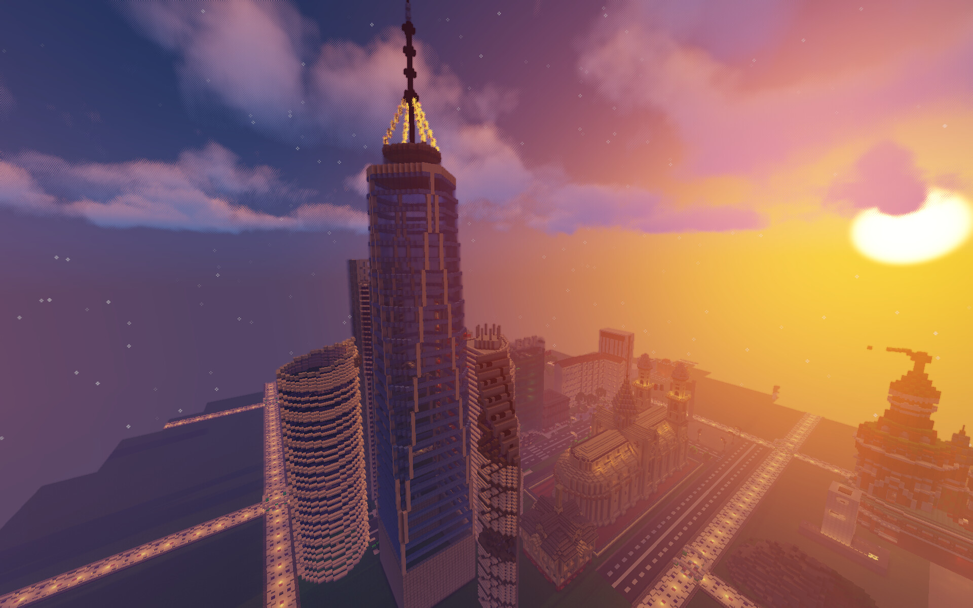 city of skyscrapers Minecraft Map