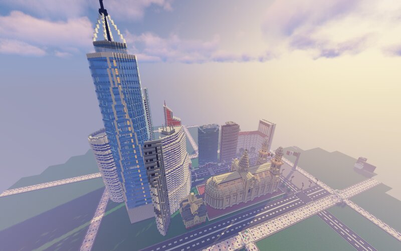 city of skyscrapers Minecraft Map
