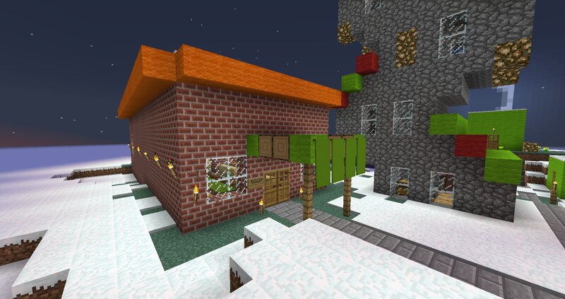 Yule Town Minecraft Map