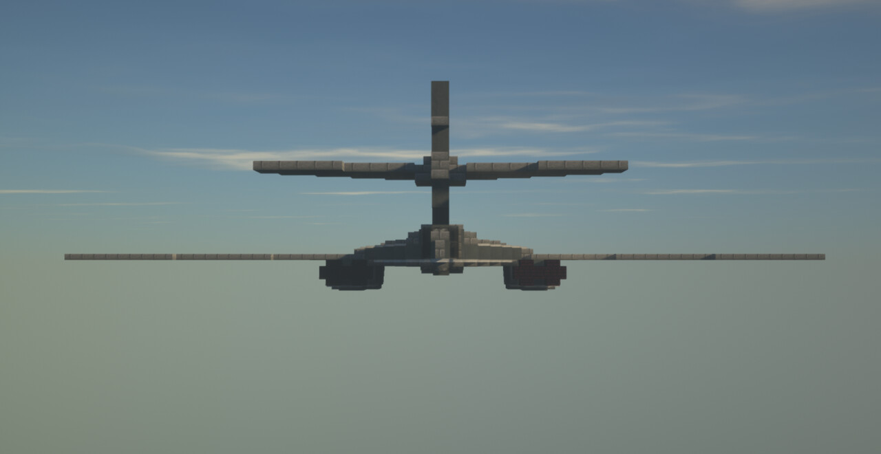 B-1B Lancer Strategic Heavy Bomber (1.5:1 Scale) Minecraft Map