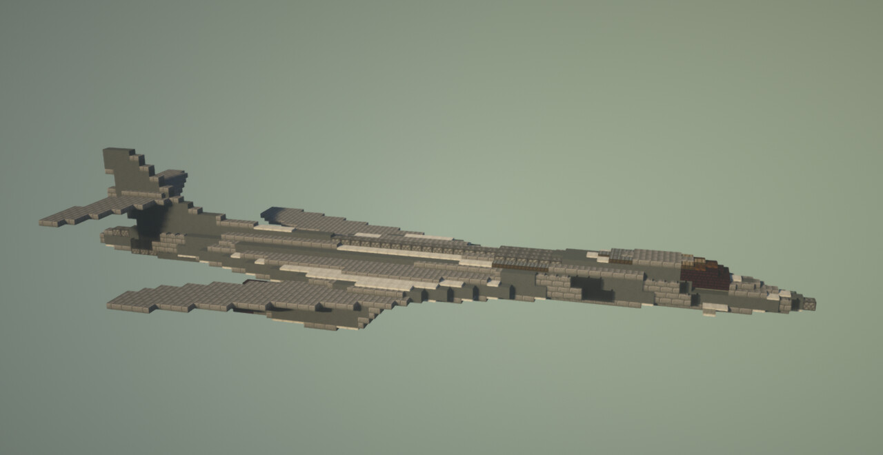 B-1B Lancer Strategic Heavy Bomber (1.5:1 Scale) Minecraft Map