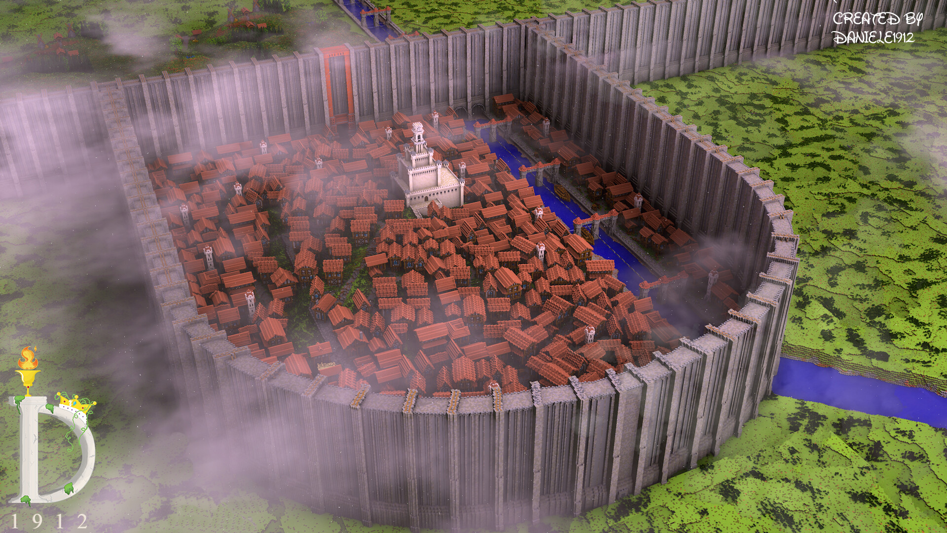 ⚜️Attack on Titan: Shiganshina MAP! DOWNLOAD !! Minecraft Map