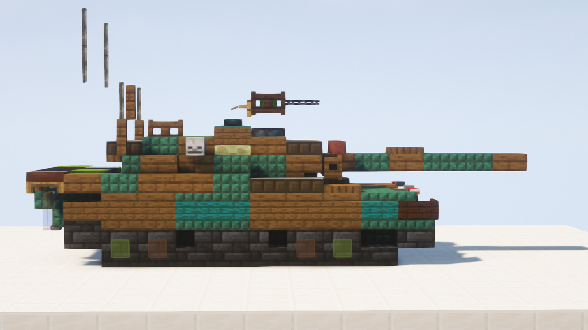 Type 90 Main Battle Tank - 1.5:1 Scale Minecraft Map