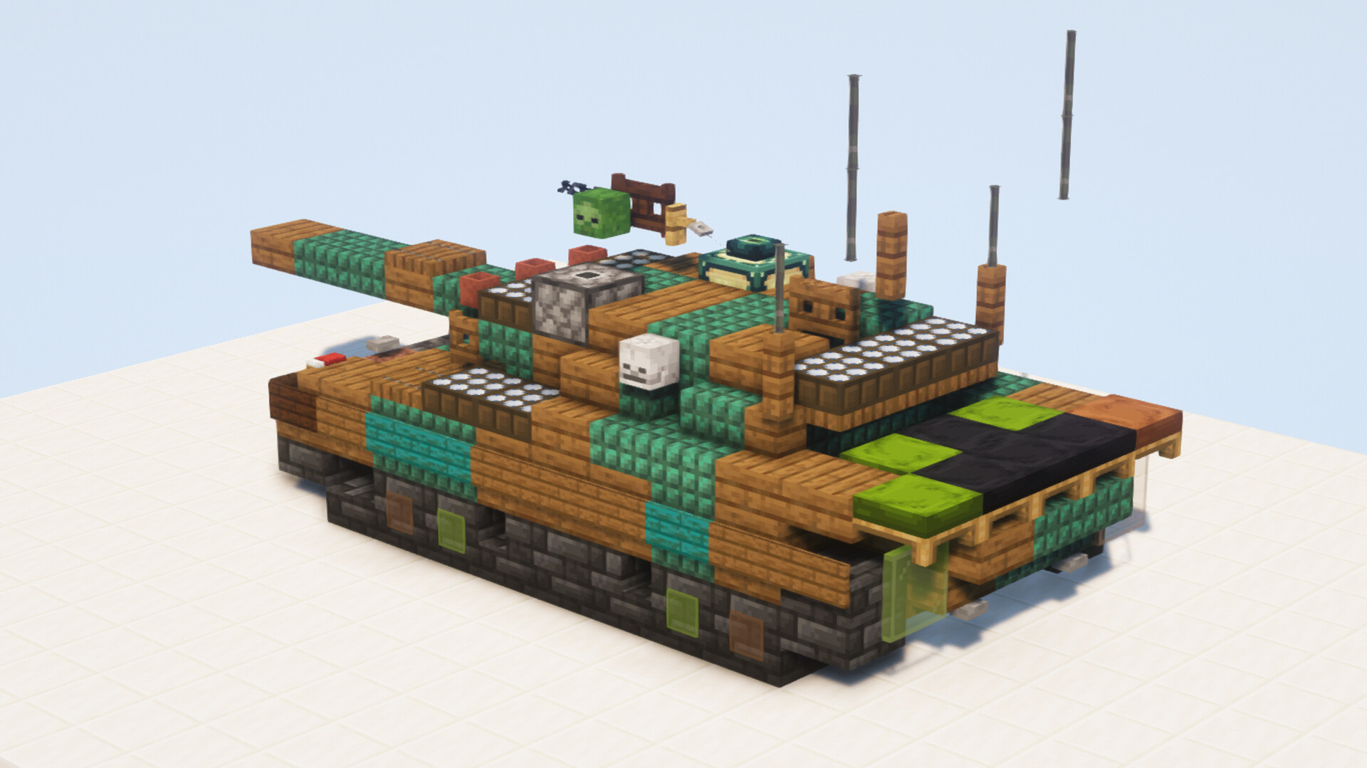 Type 90 Main Battle Tank - 1.5:1 Scale Minecraft Map