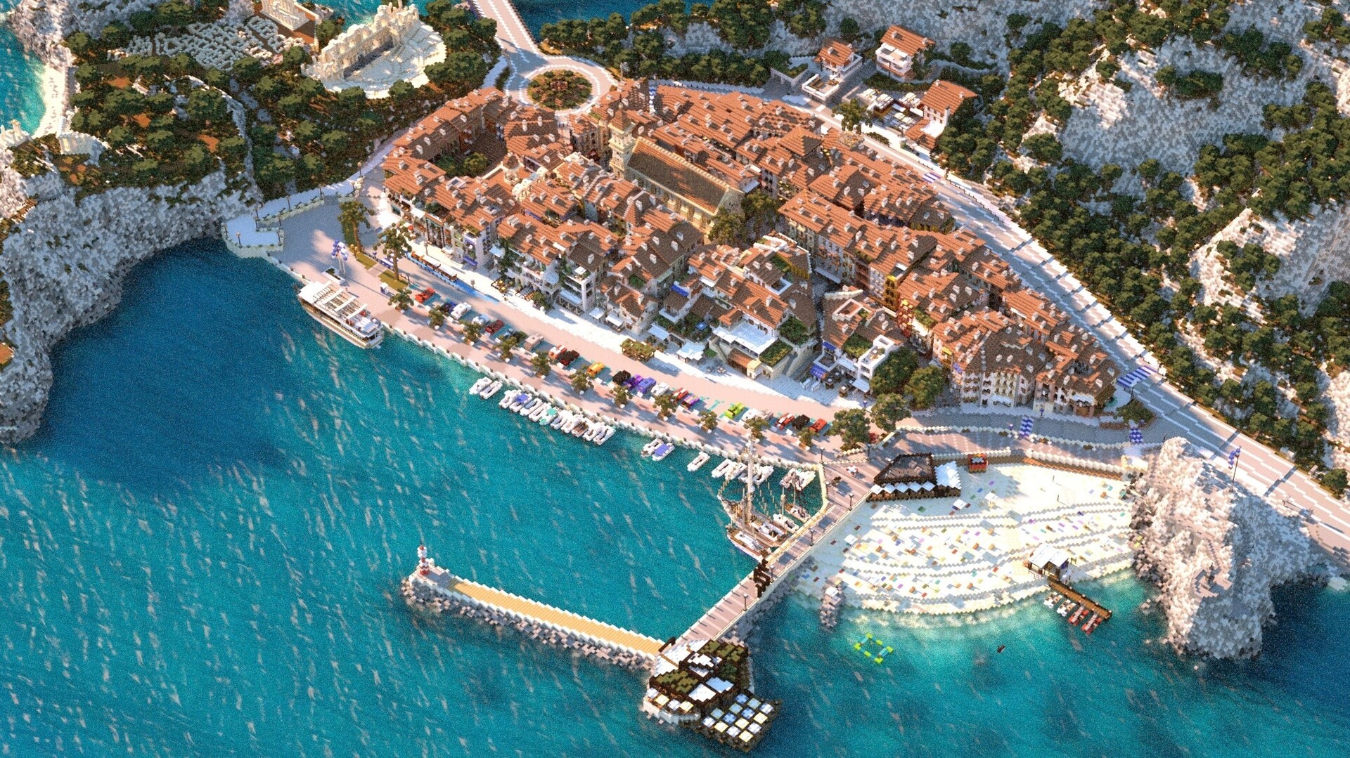 Gata | Mediterranean city Minecraft Map