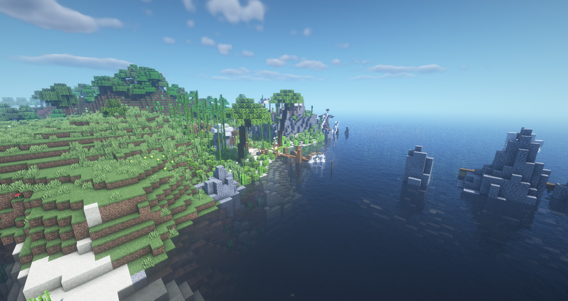 Shipwreck Cliff by UnknwnBuilds Minecraft Map
