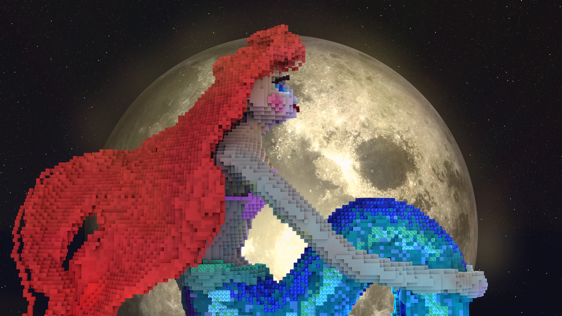 Disney 🧜‍♀️ The Little Mermaid🧜‍♀️ // Princess Gallery #5 Minecraft Map