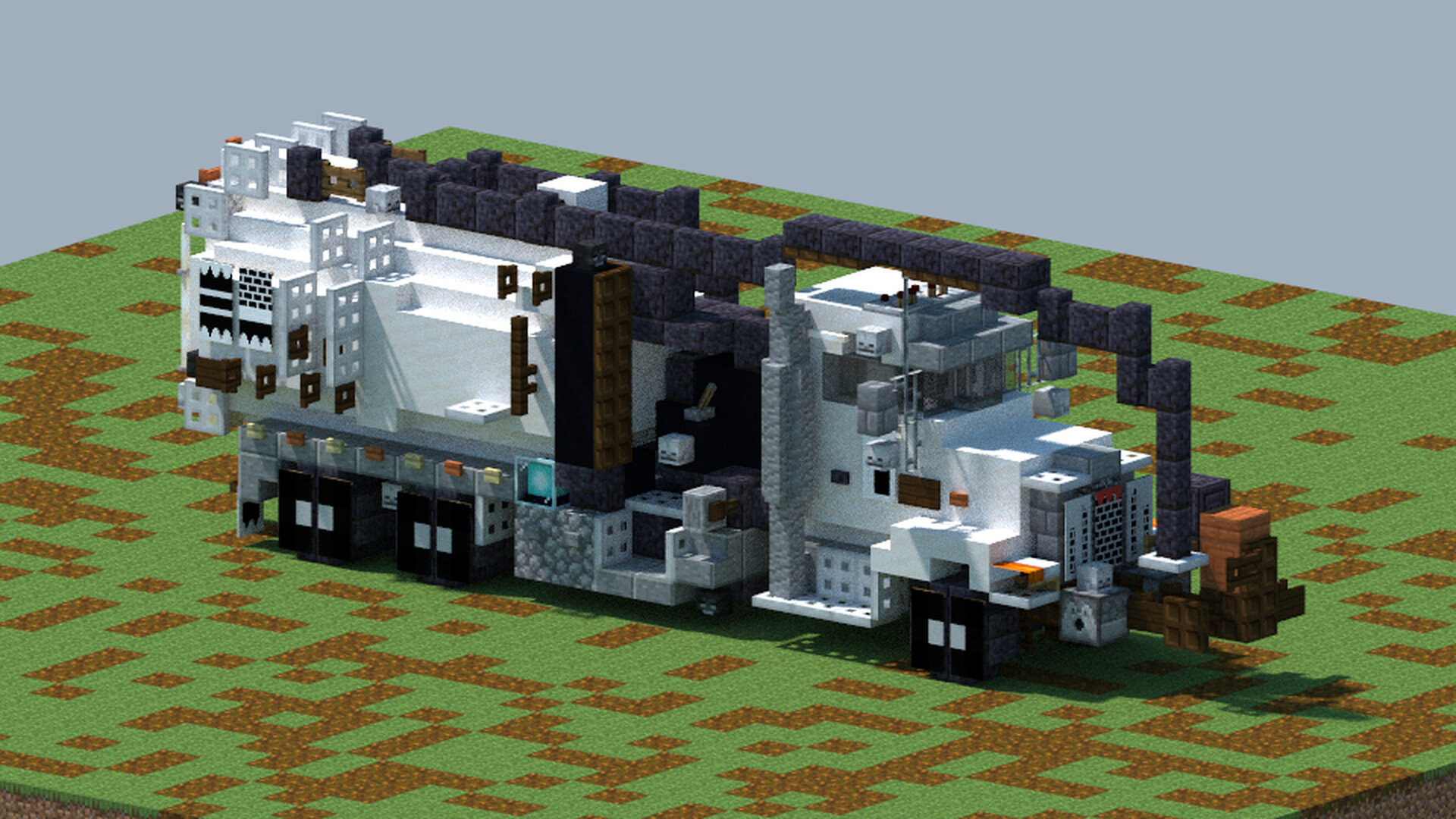 Peterbilt 357, Septic pump truck [With Download] Minecraft Map