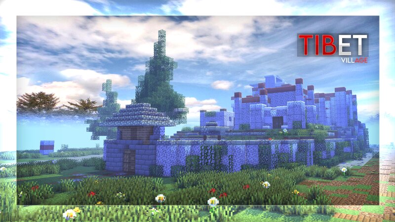 Tibetan village Minecraft Map