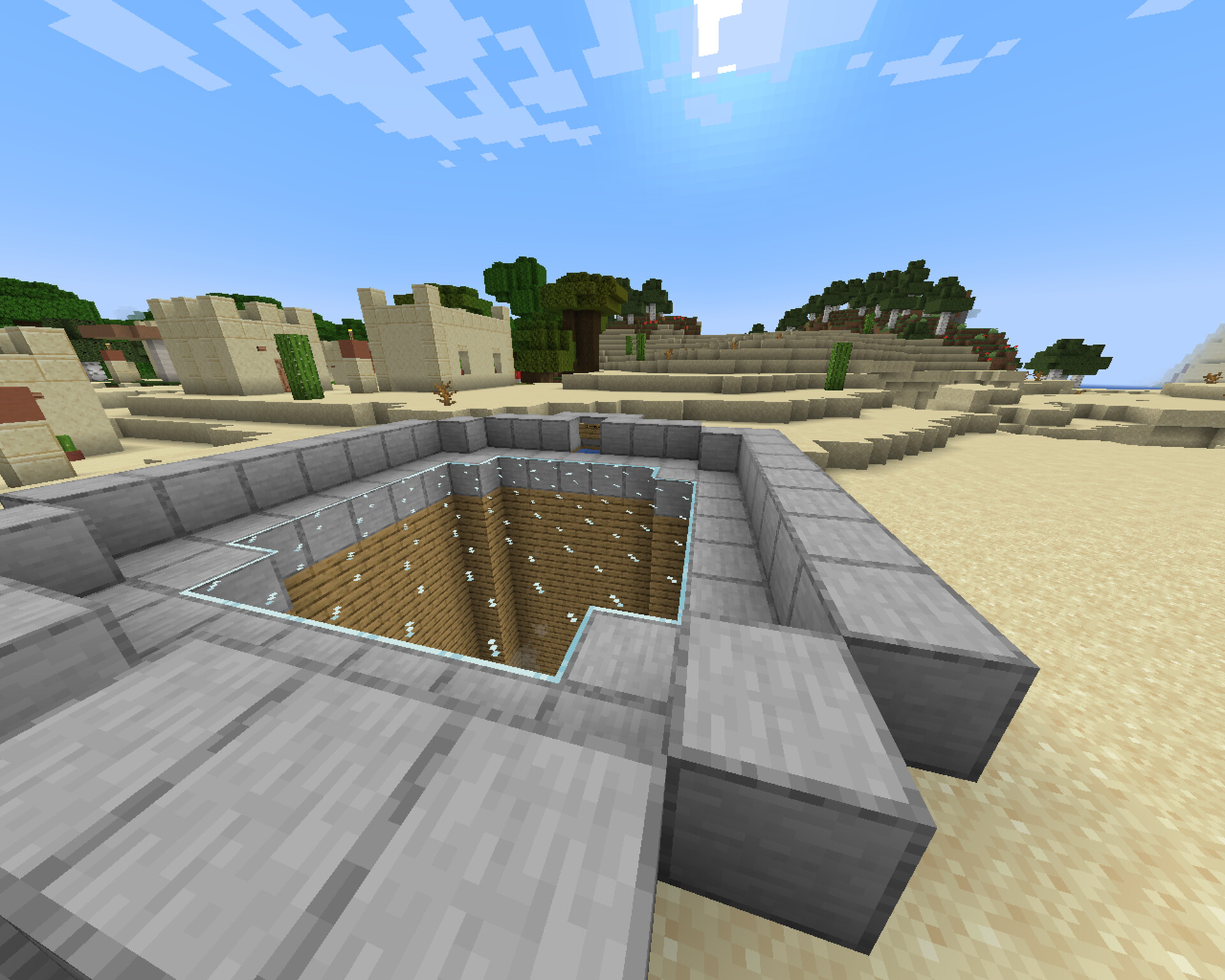 Simple starter base Minecraft Map