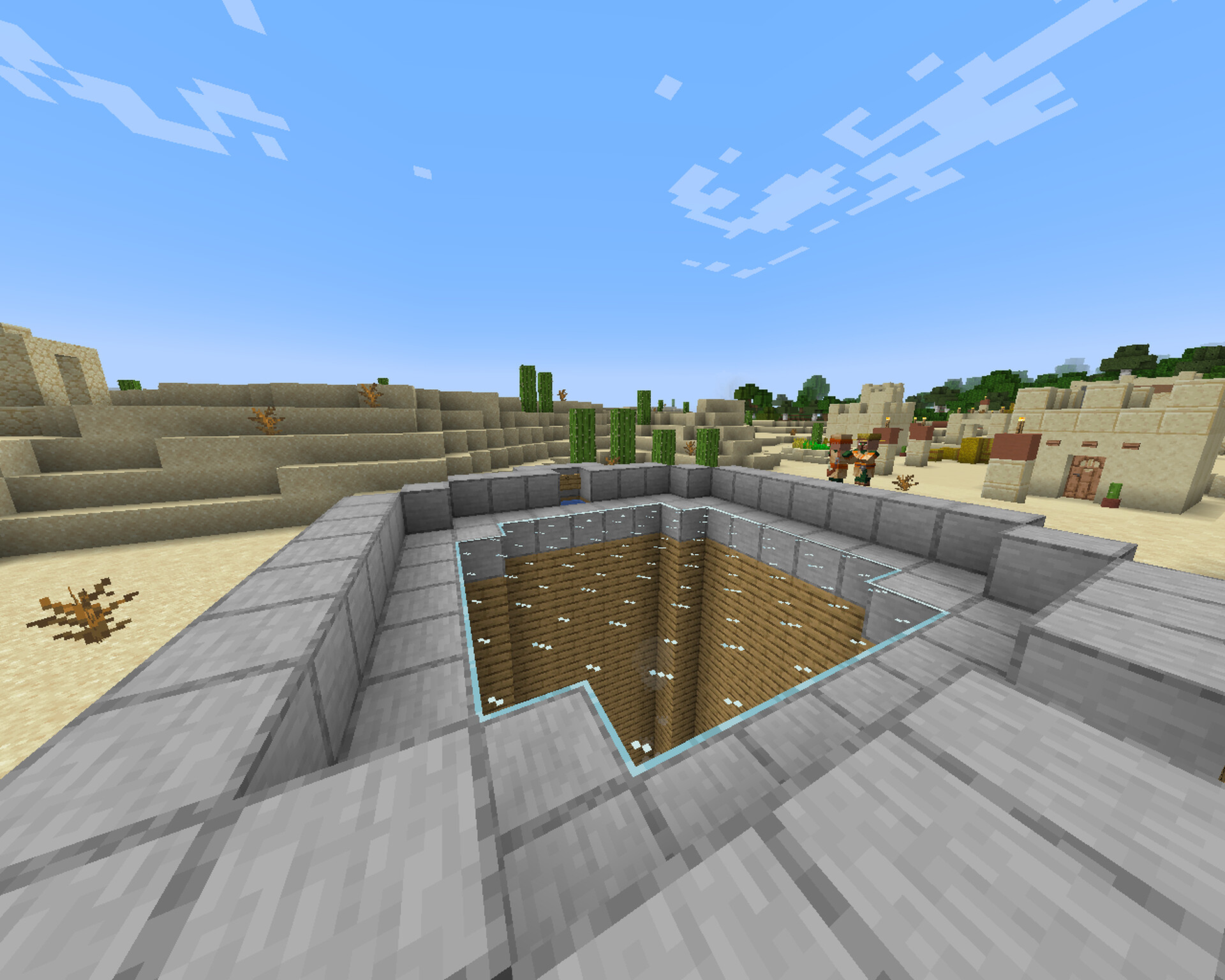 Simple starter base Minecraft Map