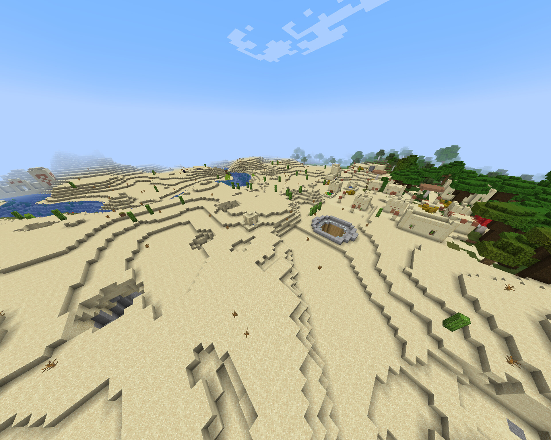 Simple starter base Minecraft Map