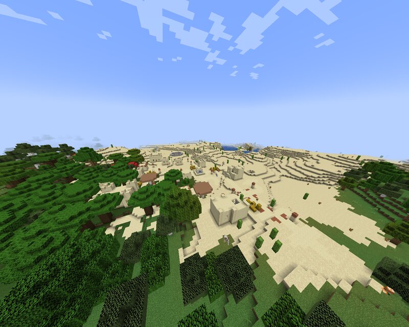 Simple starter base Minecraft Map