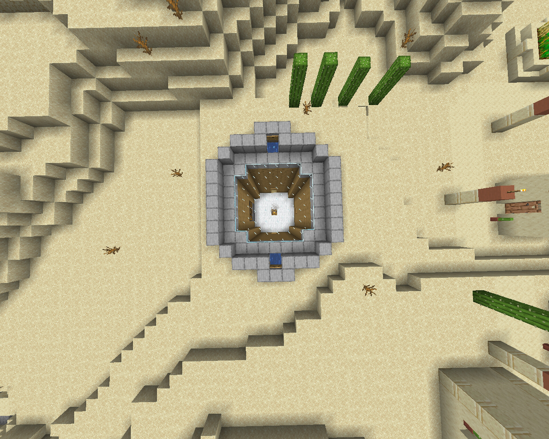 Simple starter base Minecraft Map