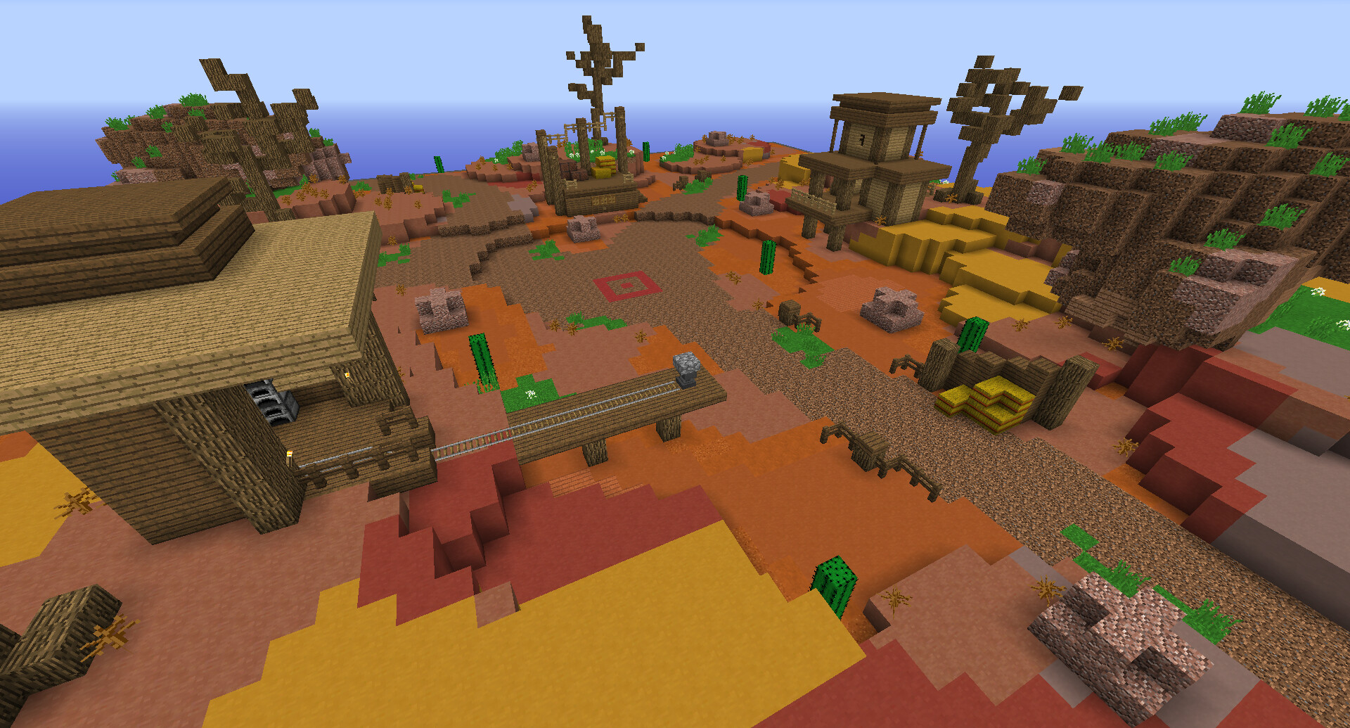 Mesa Plateau KOTH [100x100] Minecraft Map