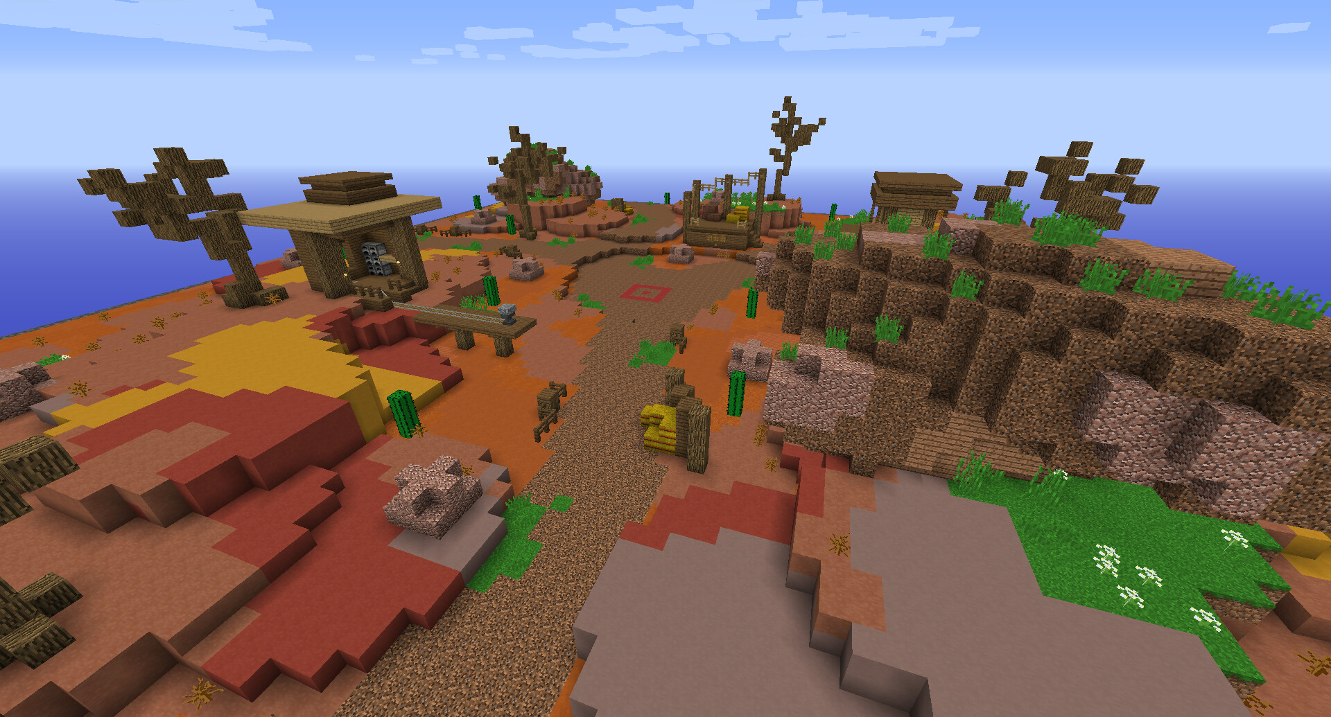 Mesa Plateau KOTH [100x100] Minecraft Map