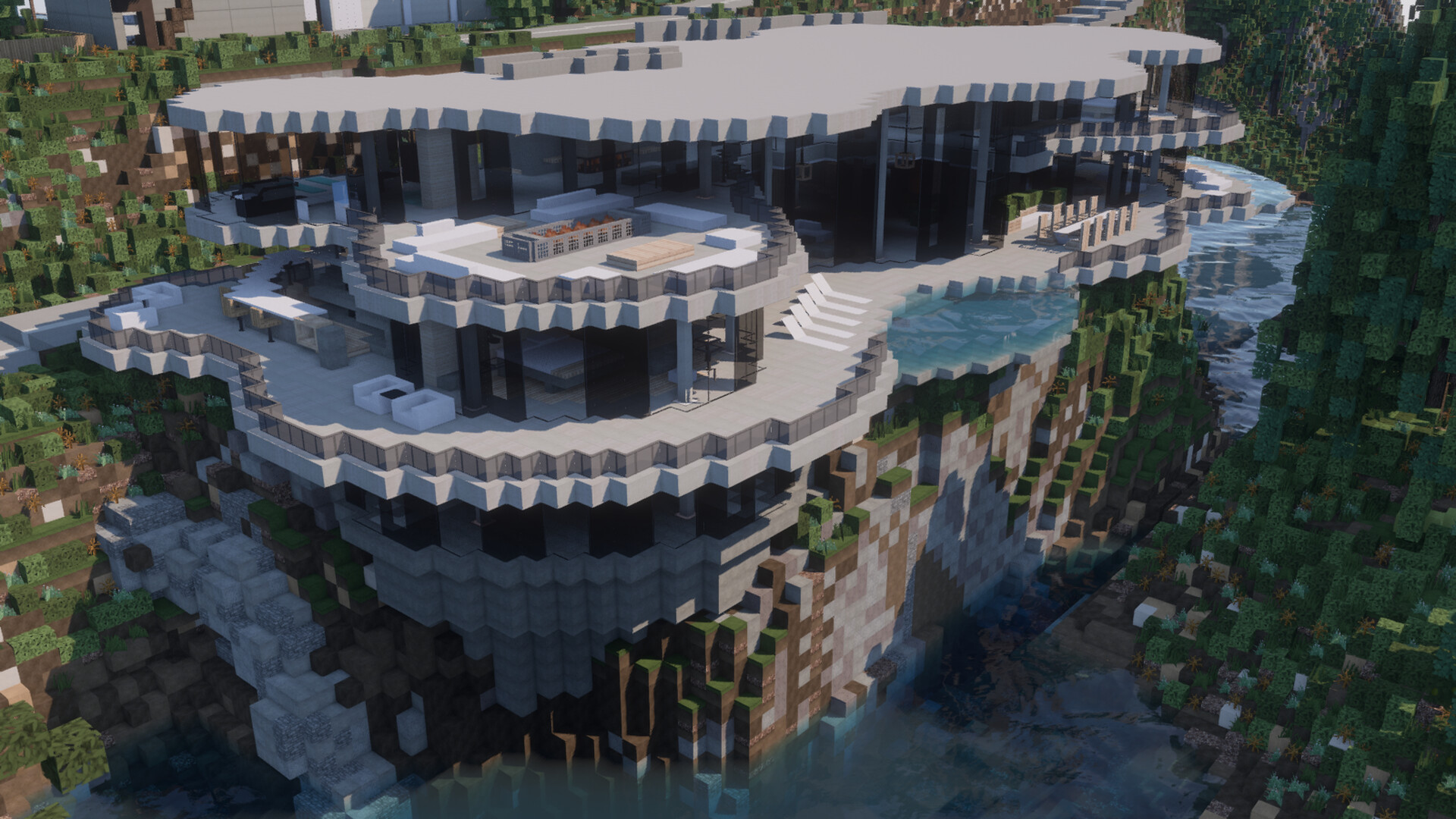 Cliffside Modern Minecraft Map