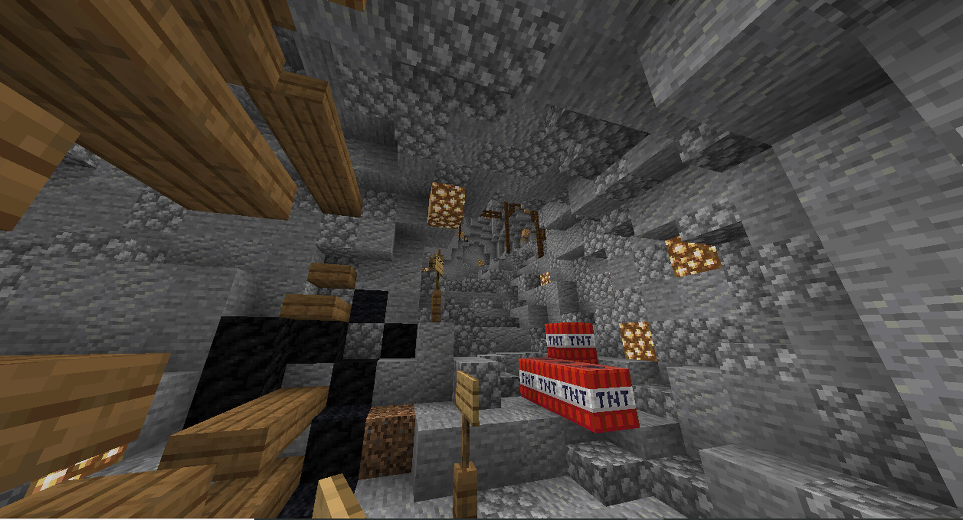 Dangerous PvP Mine [PLAYABLE] Minecraft Map