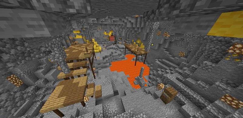Dangerous PvP Mine [PLAYABLE] Minecraft Map