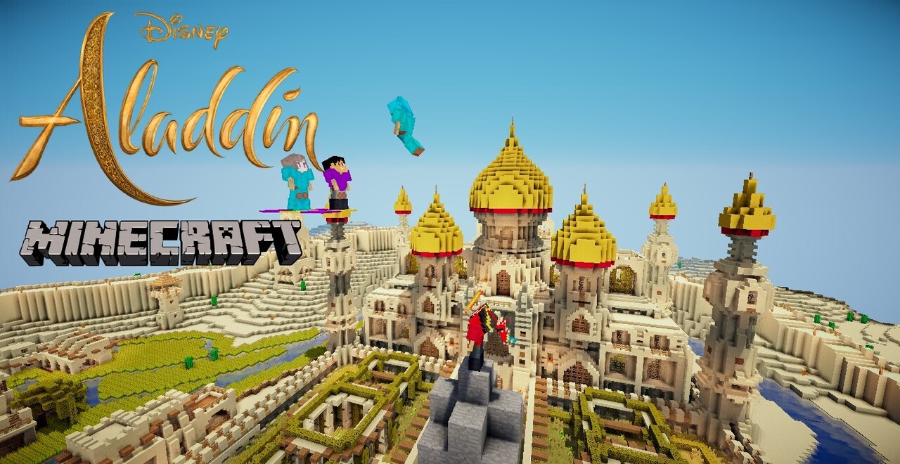 Aladdin e a lampada do genio Minecraft Map