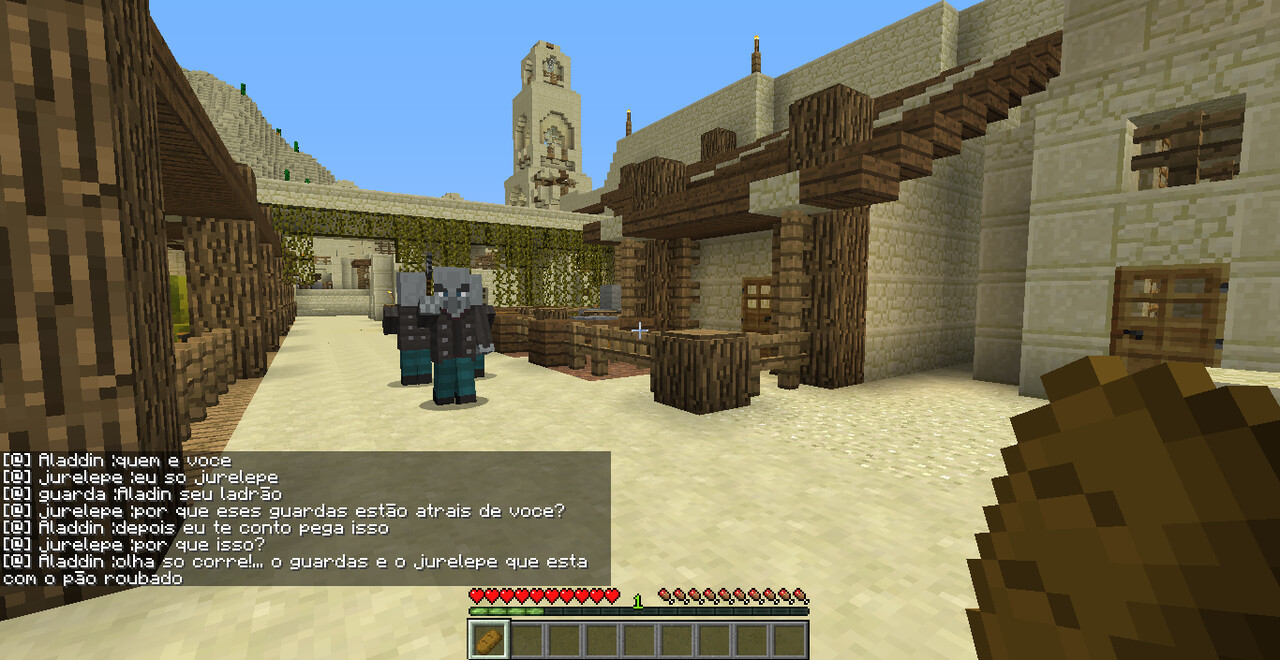 Aladdin e a lampada do genio Minecraft Map