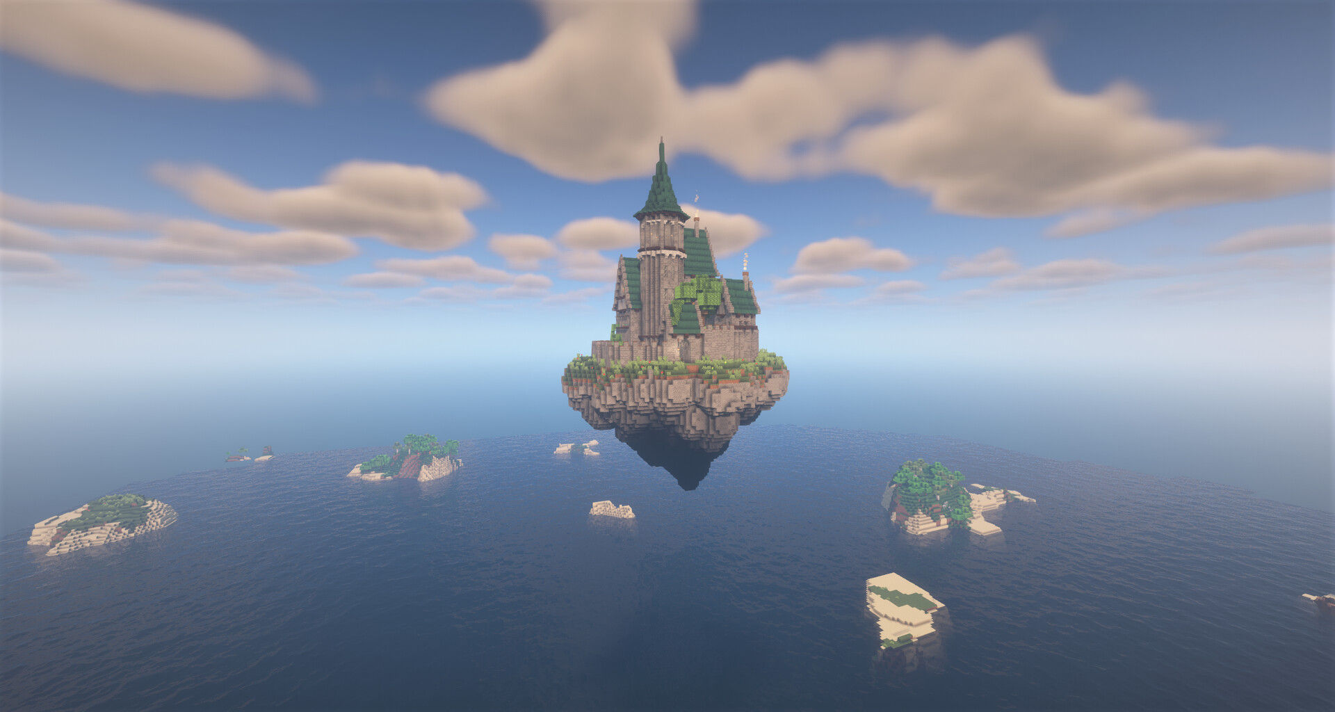 Castle In The Sky - [FANTASY] Minecraft Map