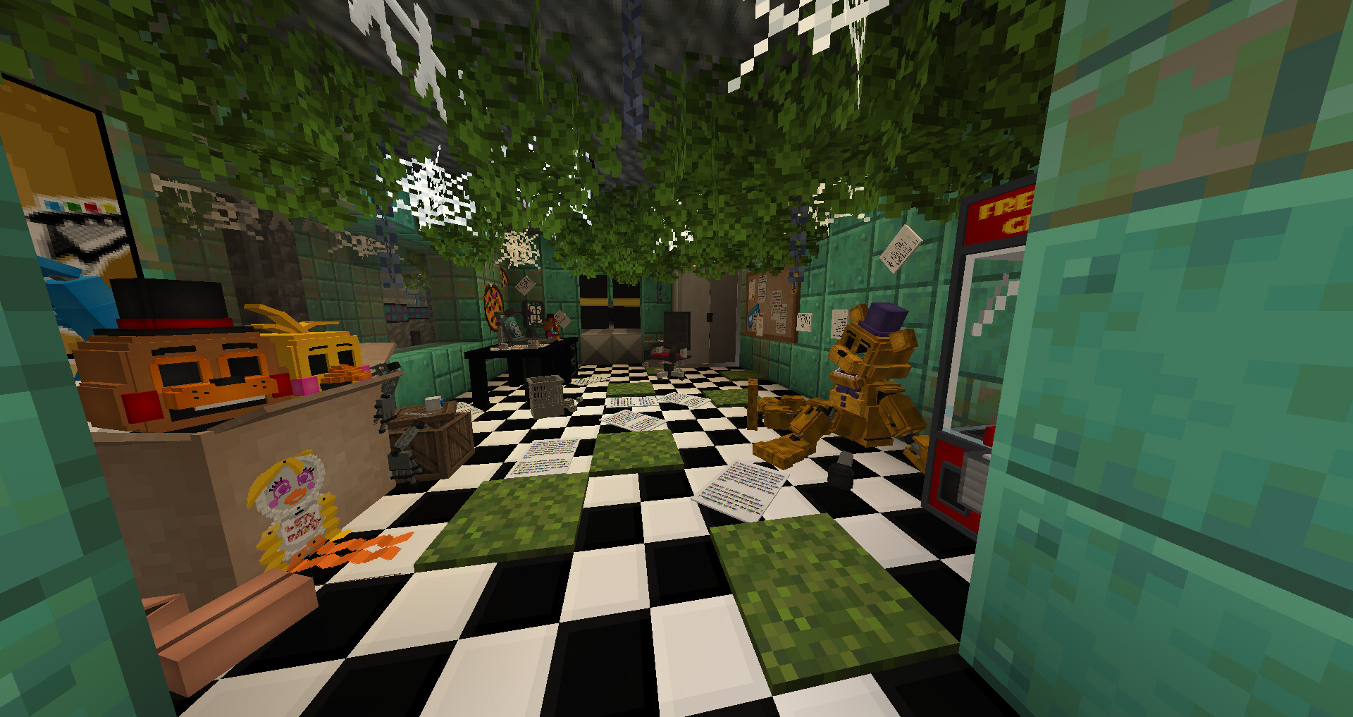 Minecraft Fazbear Fright Map ***Texture pack in description ...