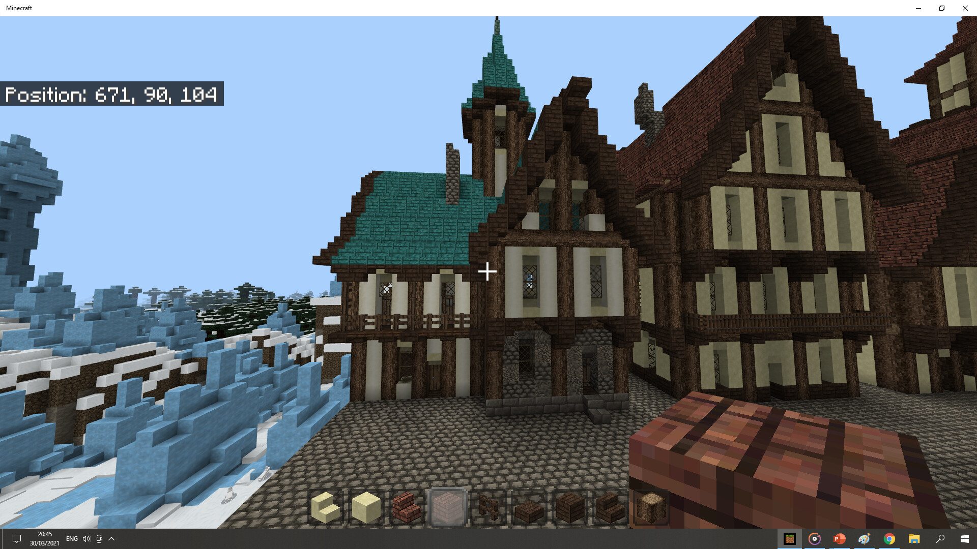 medieval town (castle) Minecraft Map