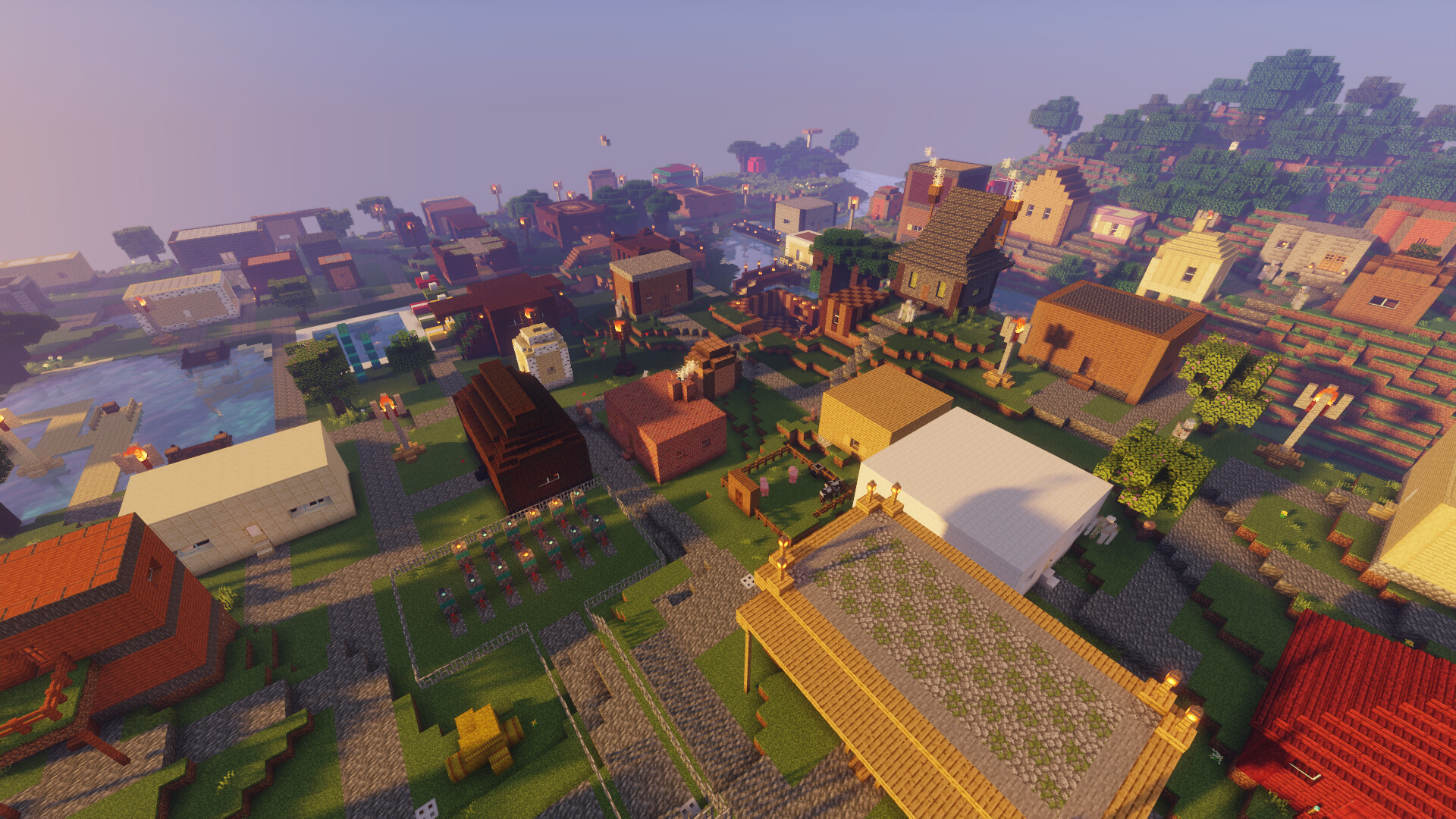 my custom village Minecraft Map