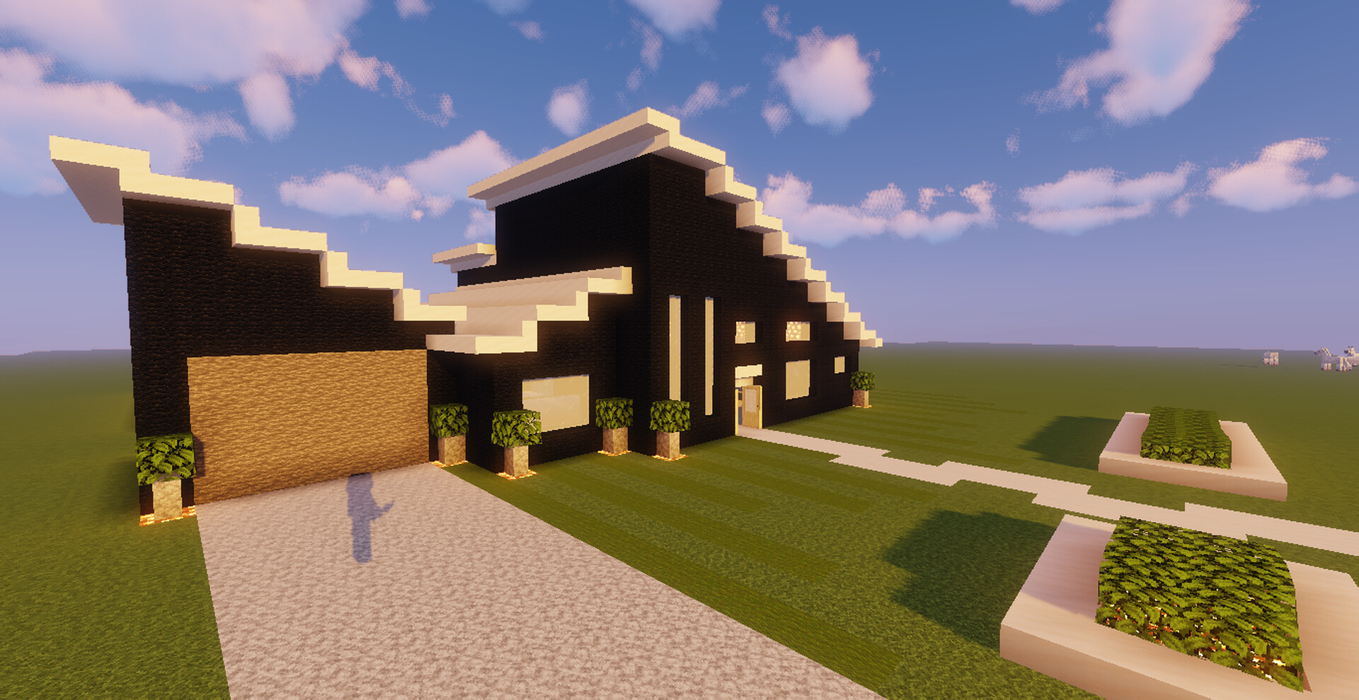 Modern House #84 Map + Schematic Minecraft Map