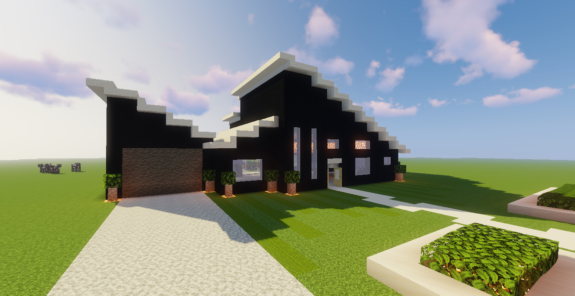Modern House #84 Map + Schematic Minecraft Map