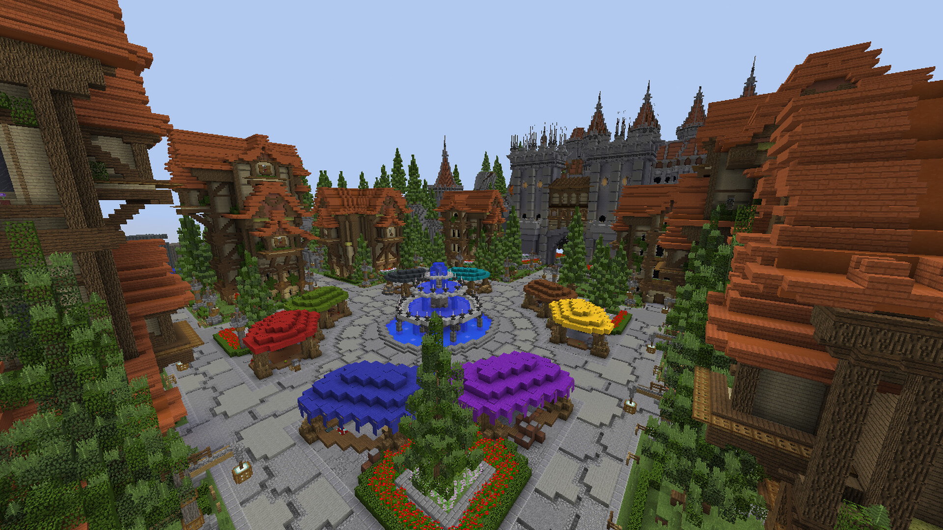 Medieval Lobby/Hub 250×250 Minecraft Map