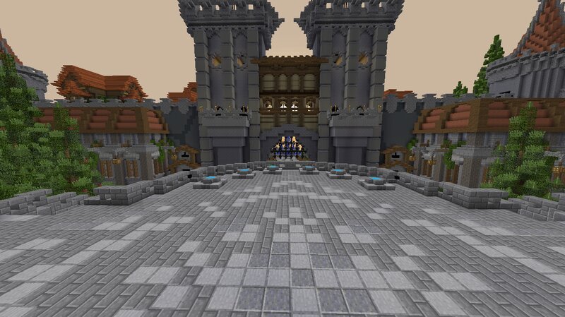 Medieval Lobby/Hub 250×250 Minecraft Map
