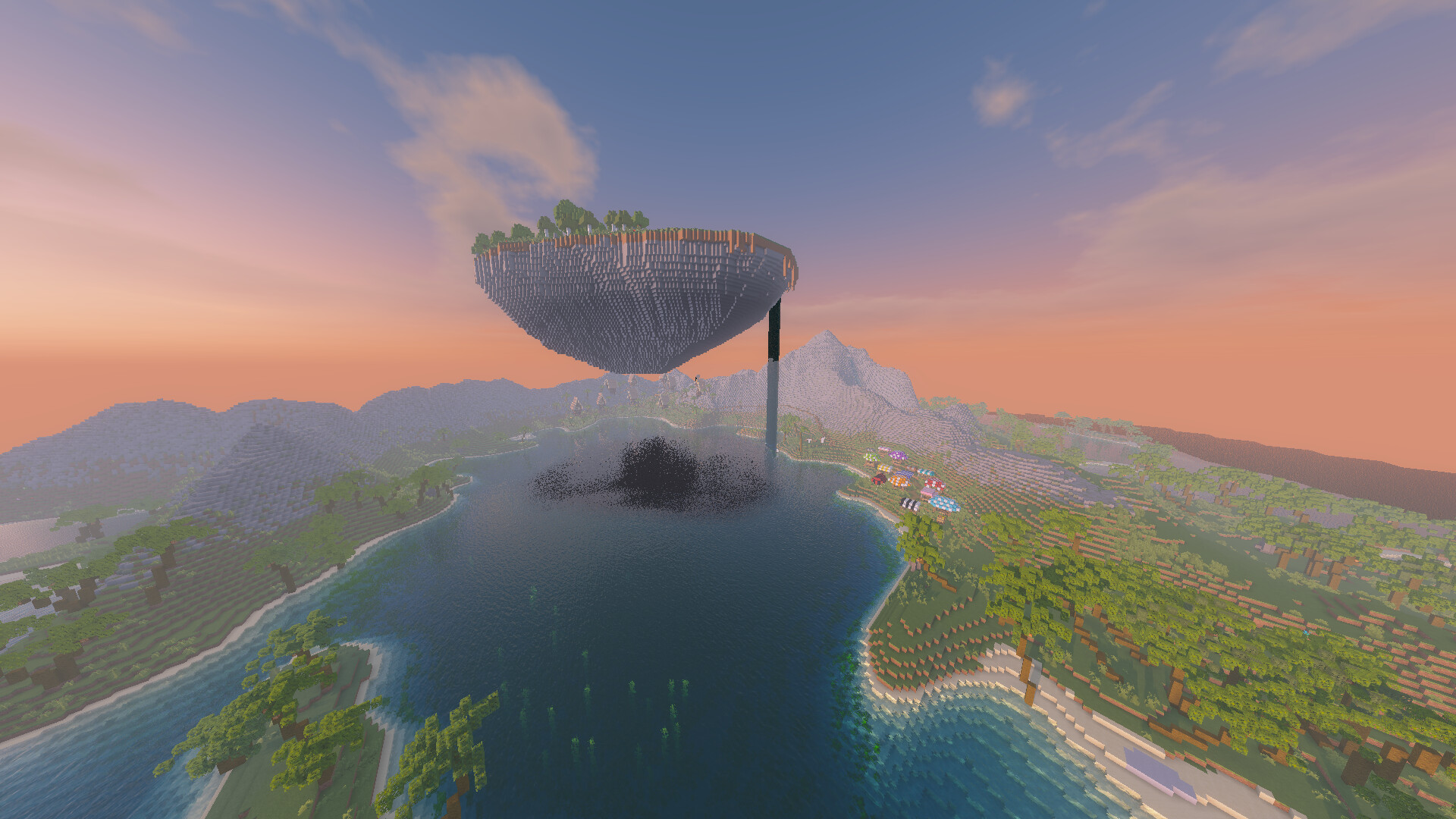 Pirat Island + Flying Island Minecraft Map