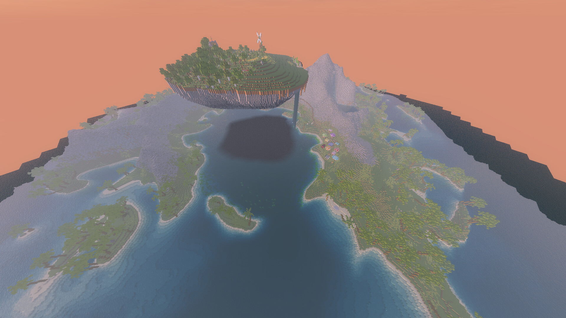 Pirat Island + Flying Island Minecraft Map