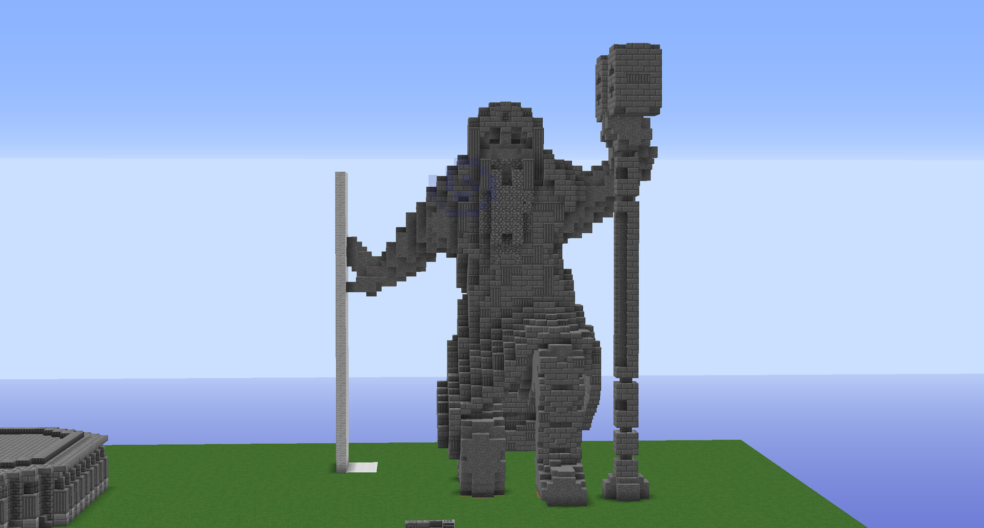 Dwarven statue | Khazad Dûm Minecraft Map