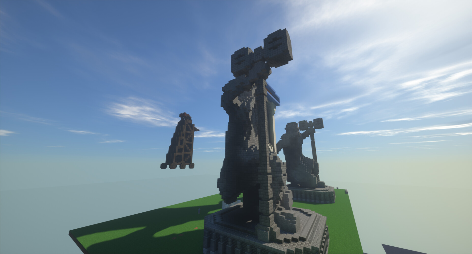 Dwarven statue | Khazad Dûm Minecraft Map